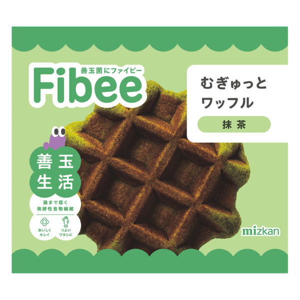 Fibee むぎゅっとワッフル 抹茶｜mizkan(ミツカン)公式通販